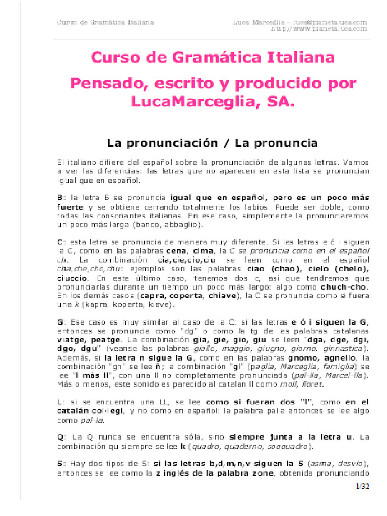 Curso de Gramatica | PDF