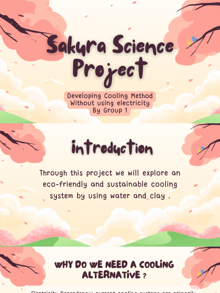 Sakura Science Project | PDF | Water | Sustainability