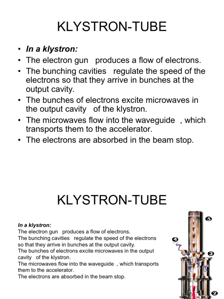 Klystron Tube | Electromagnetism | Electrical Engineering