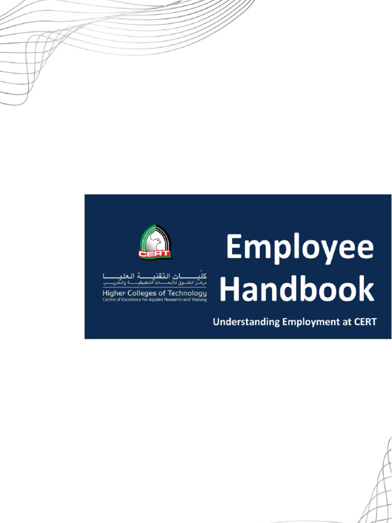 Cert Employee Handbook | PDF | Employment | Performance Appraisal