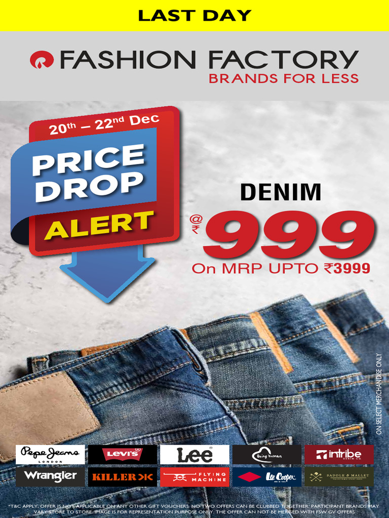 Last Day: Price Drop on Apparel | PDF