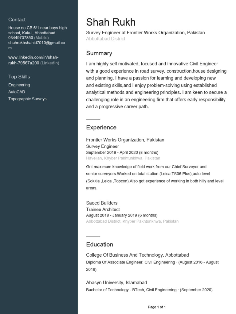 Shah Rukh: Contact | PDF