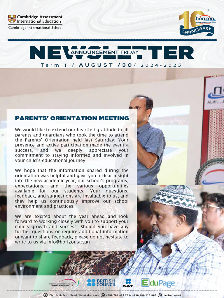 Secondary School Newsletter Issue 3 | PDF | Cough | Planets In Astrology