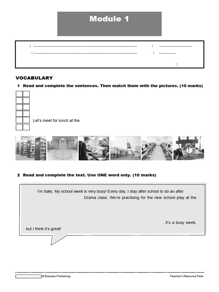 2 06 Iexplore 2 Module 1 Extended Test | PDF