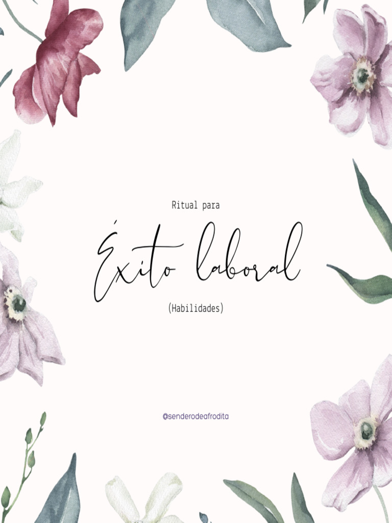 Ritual de Éxito Laboral | PDF