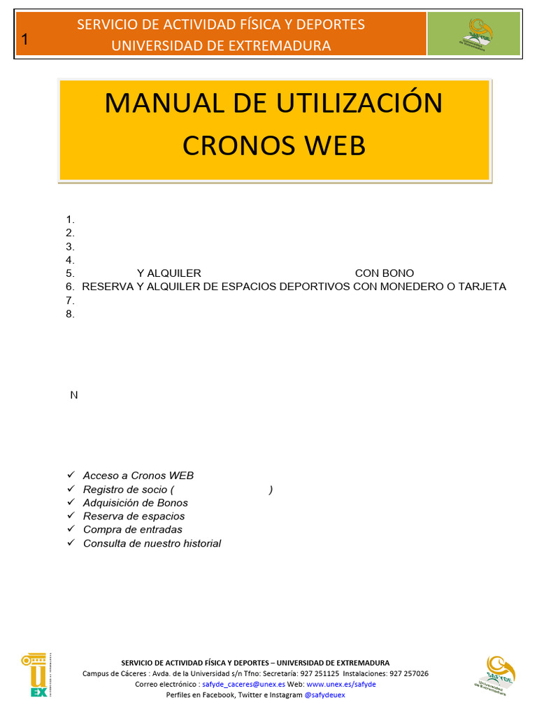 Manual Cronos 1 | PDF | Facebook | Internet