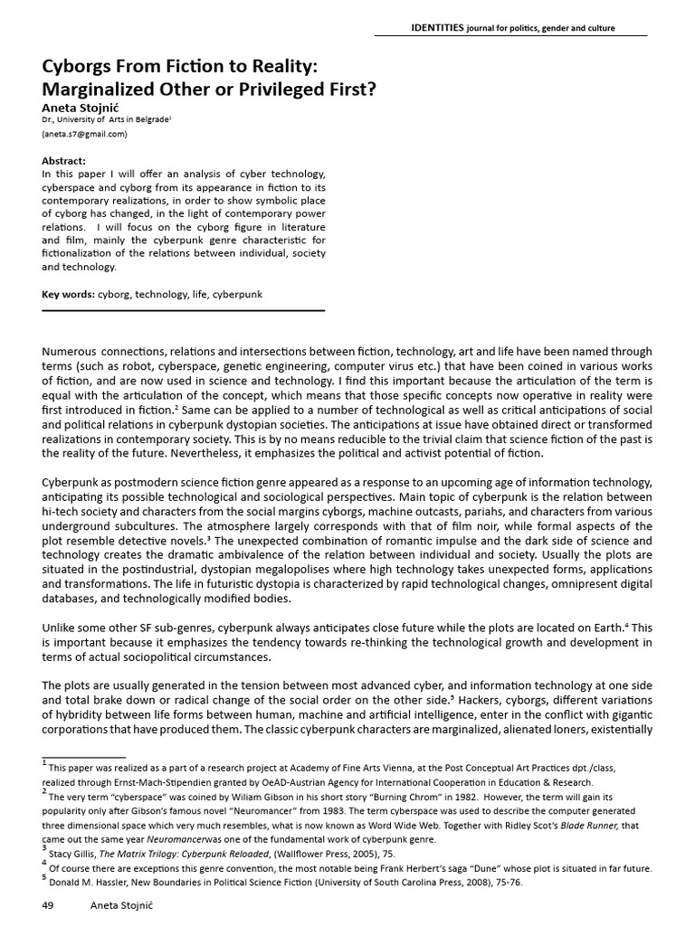 Cyborgs_from_Fiction_to_Reality_Marginal | PDF
