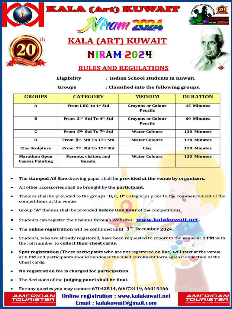 Niram 2024 Rules & Regulations | PDF