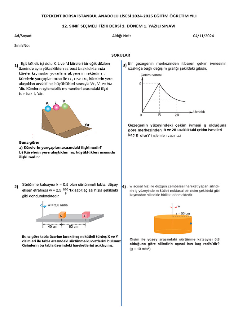 24-25 12 sınıf 1d 1y_telafi | PDF