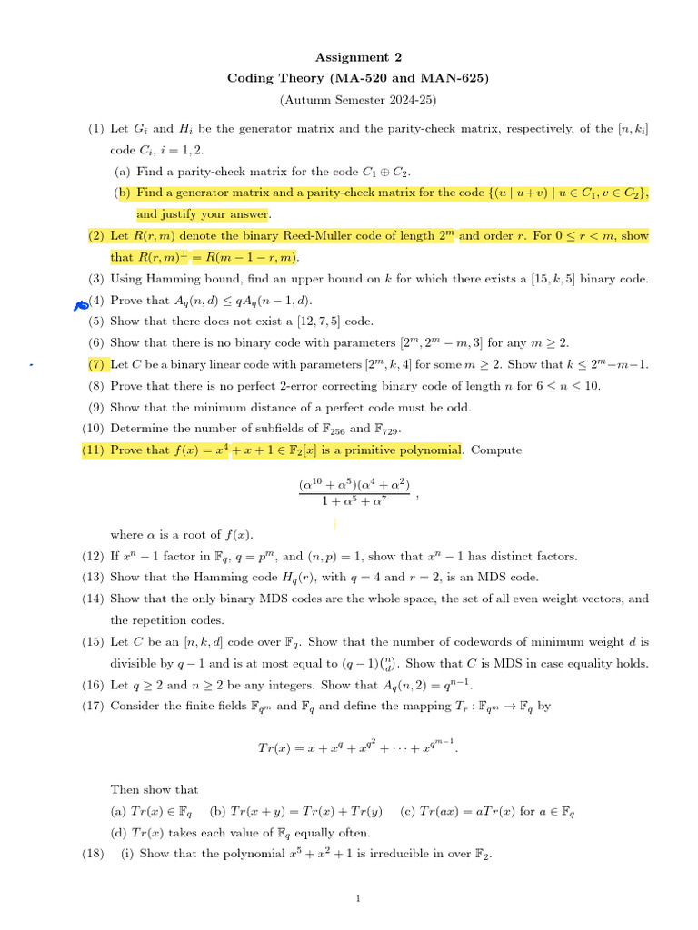 Assignment 2 | PDF | Encodings | Discrete Mathematics