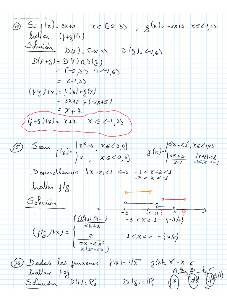 Álgebra de Funciones | PDF