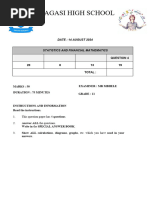 Mathematical Literacy Grade 11 Paper 1 June 2025 | PDF