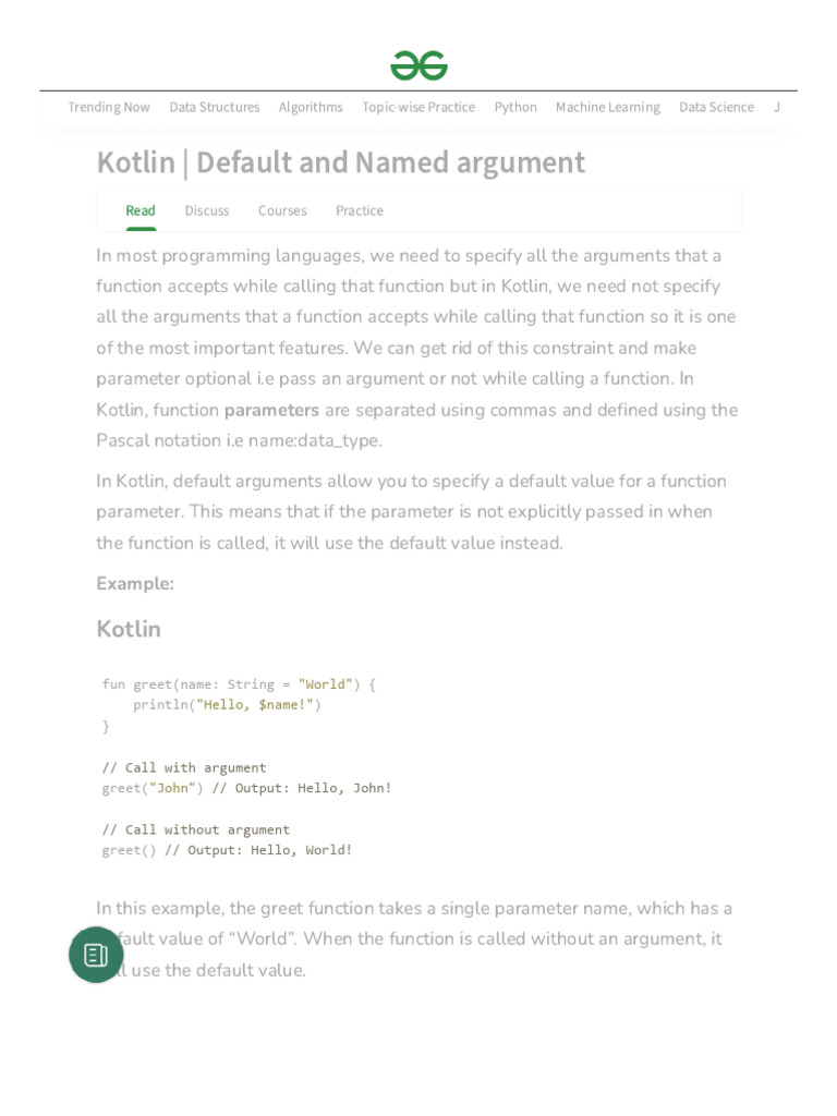 2 Default And Named Argument Pdf Parameter Computer Programming