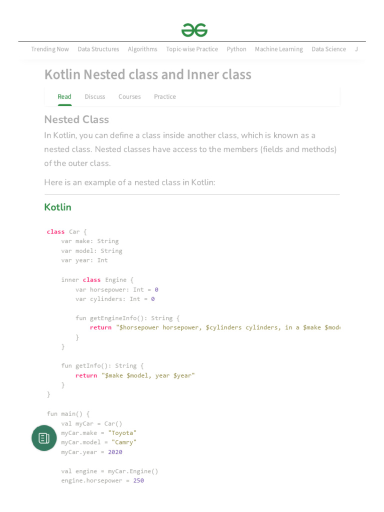 2 - Nested Class and Inner Class | PDF | Systems Architecture | Computer Programming