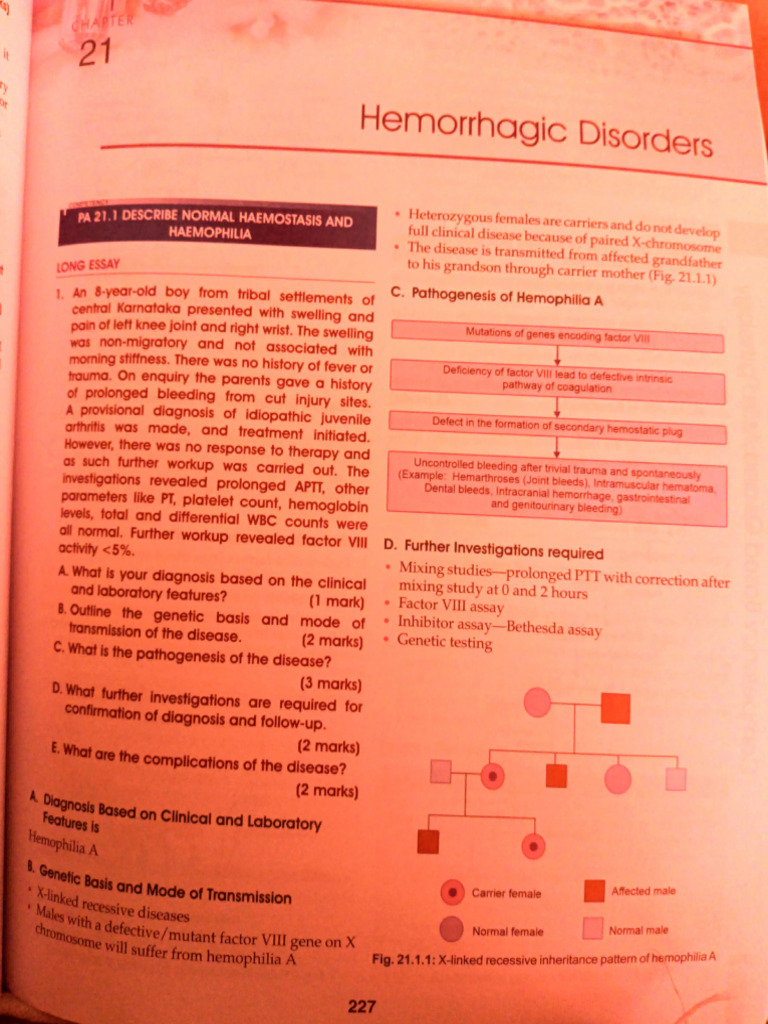 Pathology Hemorrhagic Disorders | PDF | Bleeding | Haemophilia