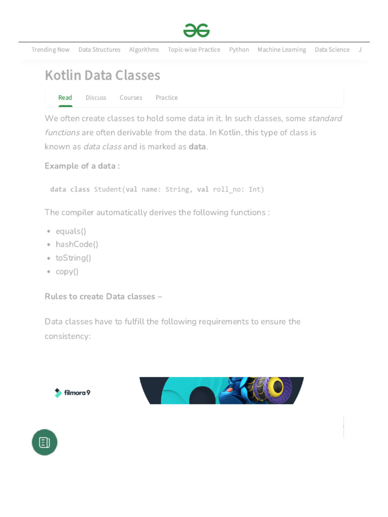 9- Data Classes | PDF | Class (Computer Programming) | Parameter ...
