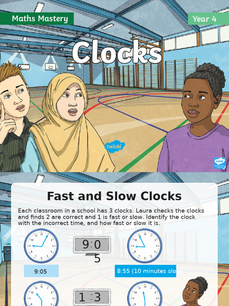 t2 M 17068 Year 4 Clocks Maths Mastery Powerpoint English - Ver - 1 ...