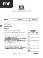 PLE 2024 Mathematics Exam Paper | PDF