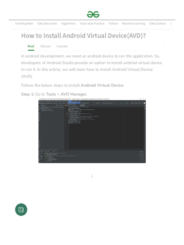 3- How to Install Android Virtual Device(AVD) | PDF | Android (Operating System) | Python ...