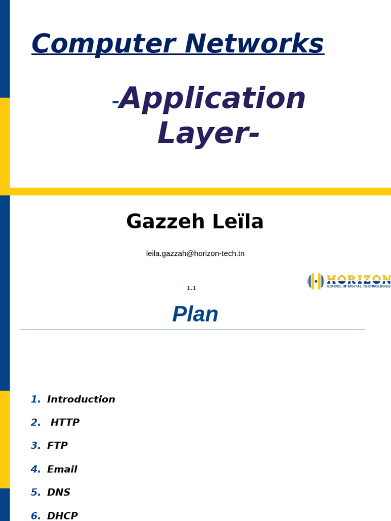 Application Layer - Eng24 25 | PDF | Port (Computer Networking) | File Transfer Protocol