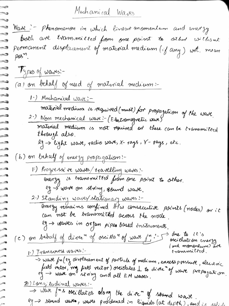 19 Mechanical Wave | PDF