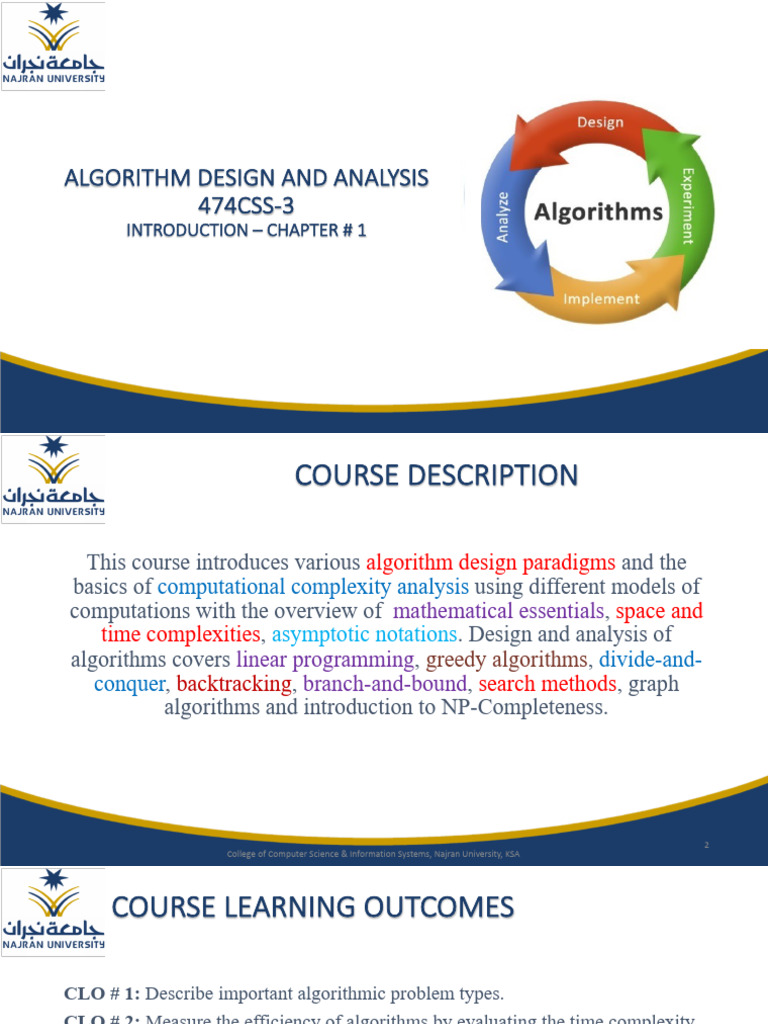Lecture 1 & 2 | PDF | Vertex (Graph Theory) | Algorithms