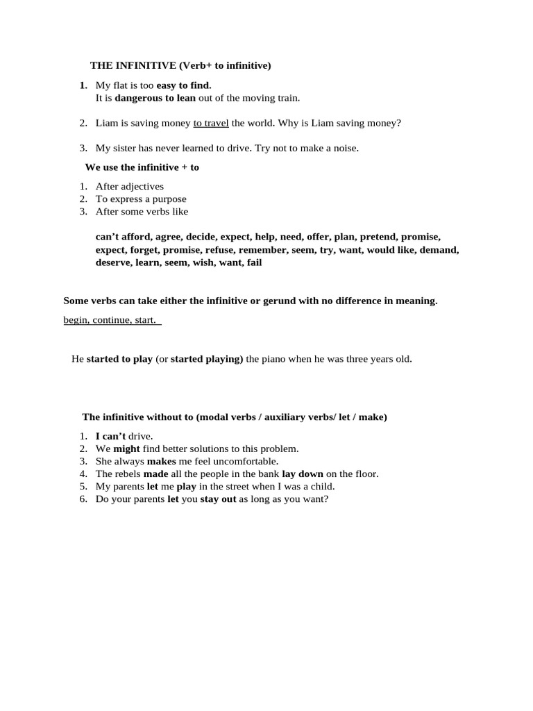 7B THE USES OF GERUND AND INFINITIVES - Copy - Copy | PDF | Verb | Grammar