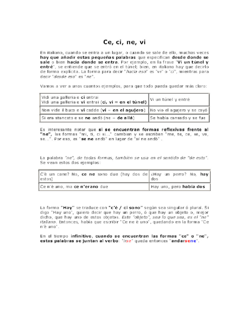 Ce, Ci, Ne, Vi | PDF