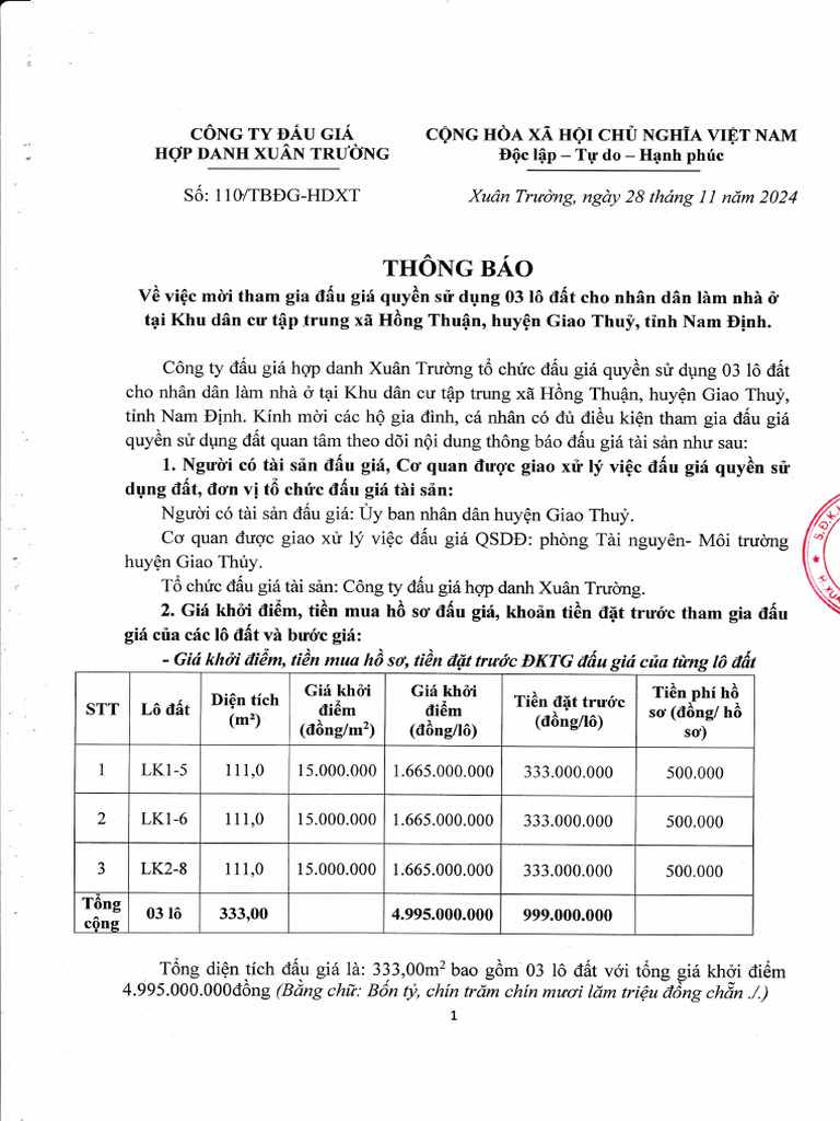 KDC TT Hong Thuan | PDF