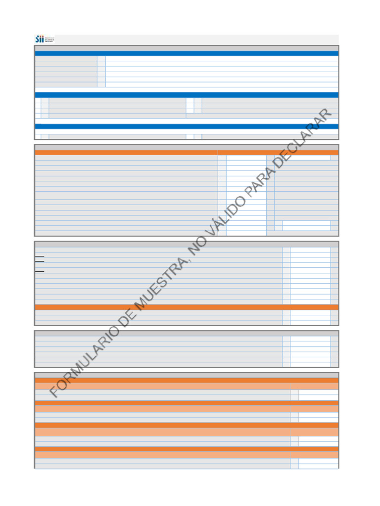 f22 At2024 Completo | PDF | Impuestos | Depreciación