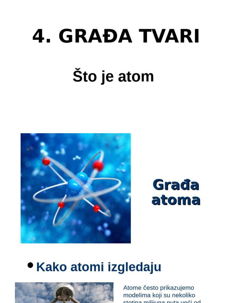 Što Je Atom | PDF