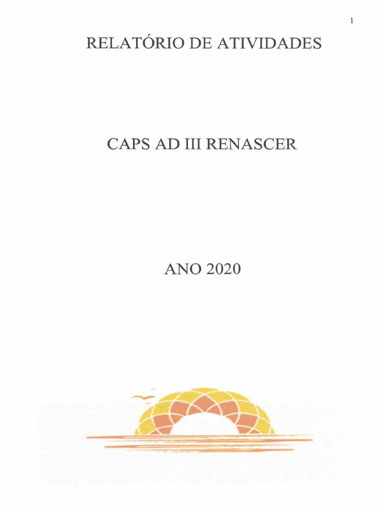 Relatorio de Atividades Caps Ad III 2020 | PDF