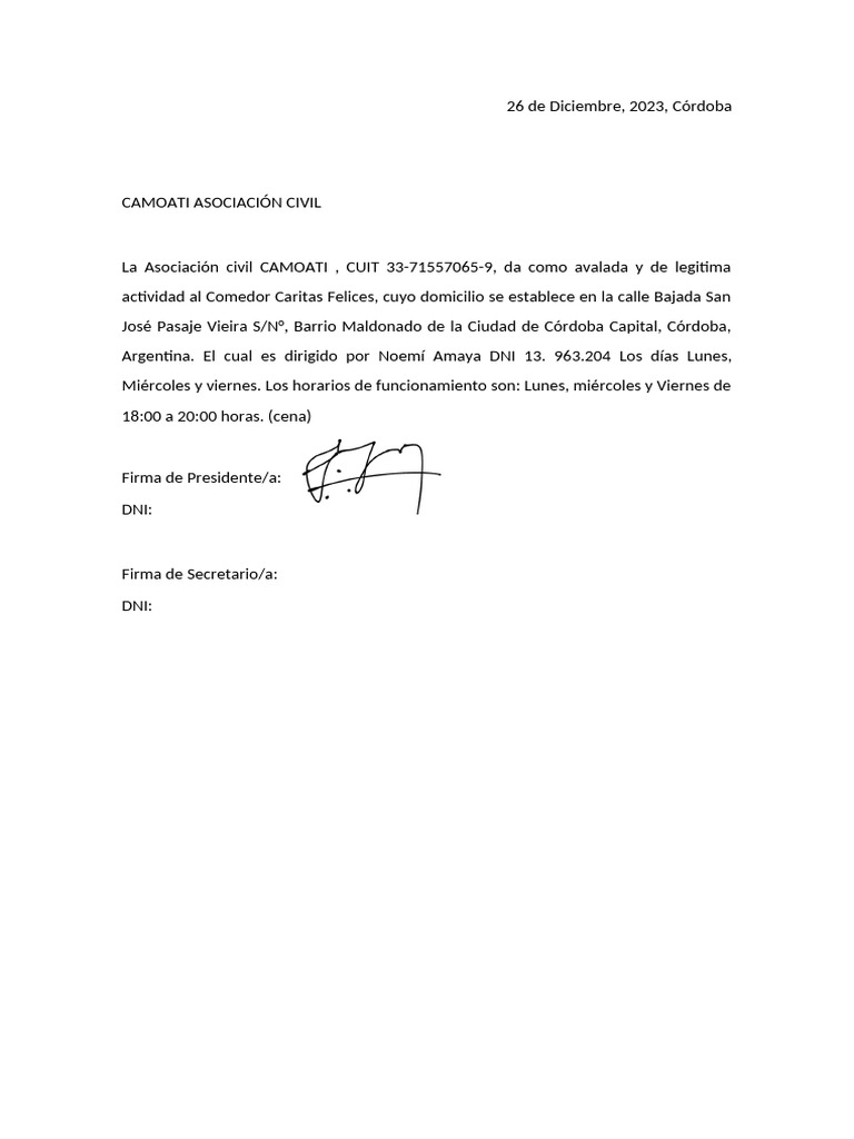 NOTA AVAL CARITAS FELICES Modelo de nota | PDF