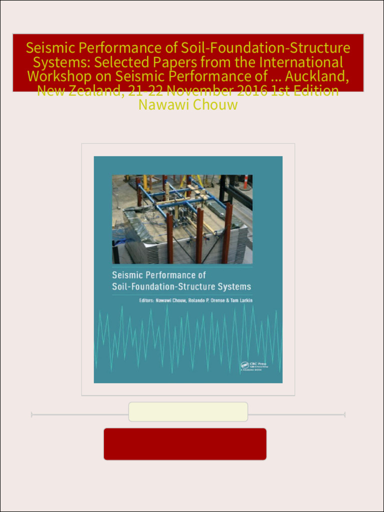 Buy ebook Seismic Performance of Soil-Foundation-Structure Systems ... Buy ebook Seismic Performance of Soil-Foundation-Structure Systems ...