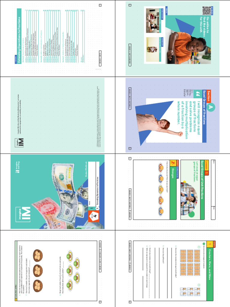 pocketmod-ImagineIM 4 3 SW NA V1 EN DIG | PDF | Elementary Mathematics | Arithmetic