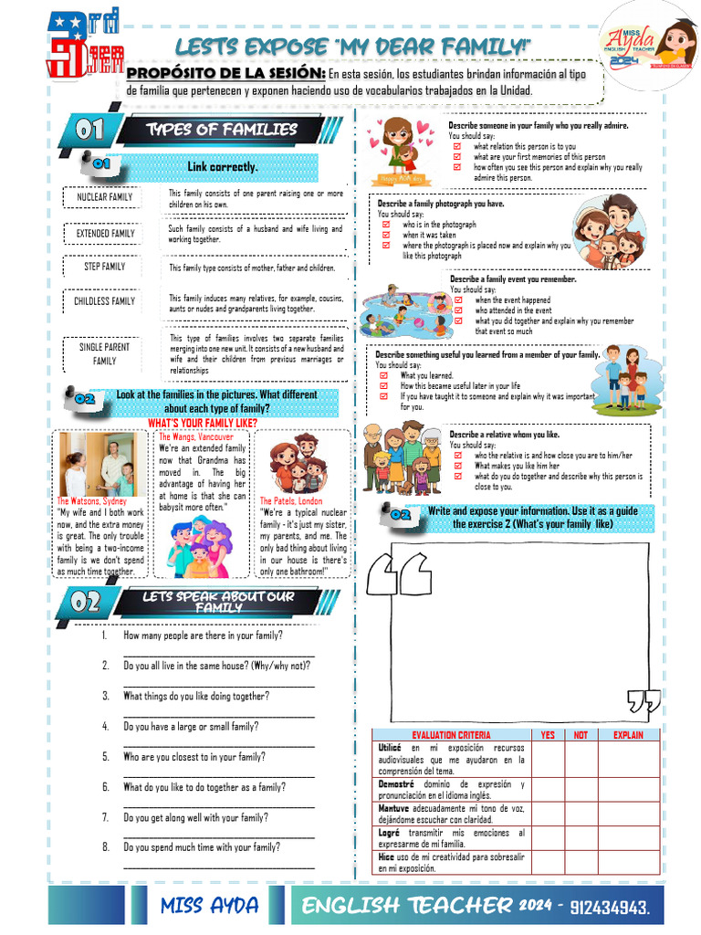 Ficha 5 - 3° - Semana 5 - Unid 3 - Jer - Lest's Expo | PDF | Living Arrangements | Social Psychology
