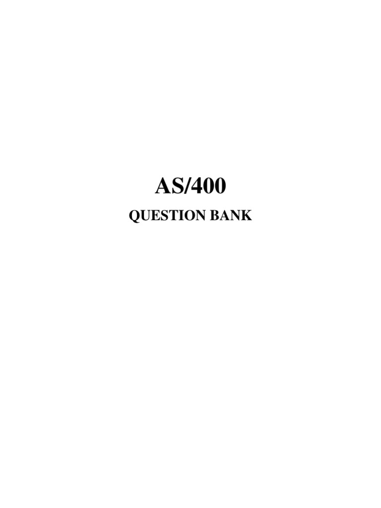 AS400 Question Answers Database | PDF | Ibm Rpg | Ibm System I