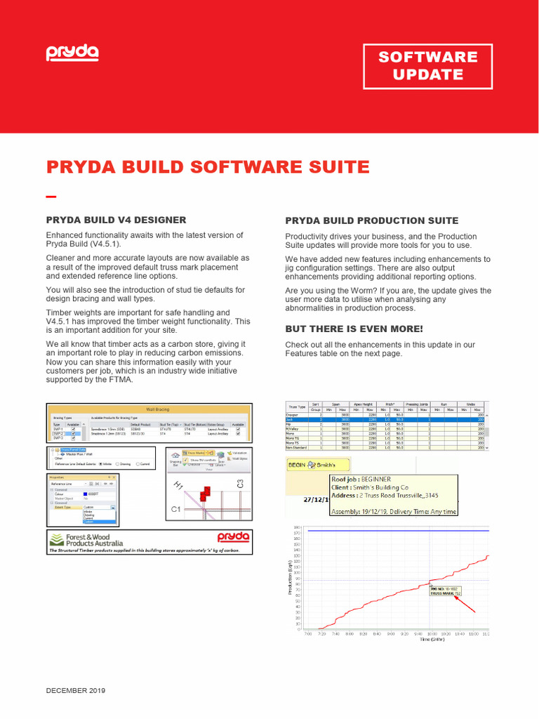 Pryda Build Software Update V4.5.1 | PDF | Usability | Lumber