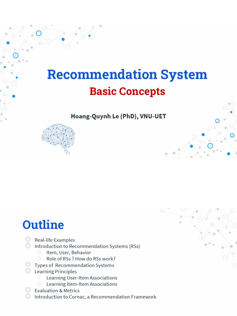 Recommendation System | PDF | Information Science | Cognitive Science