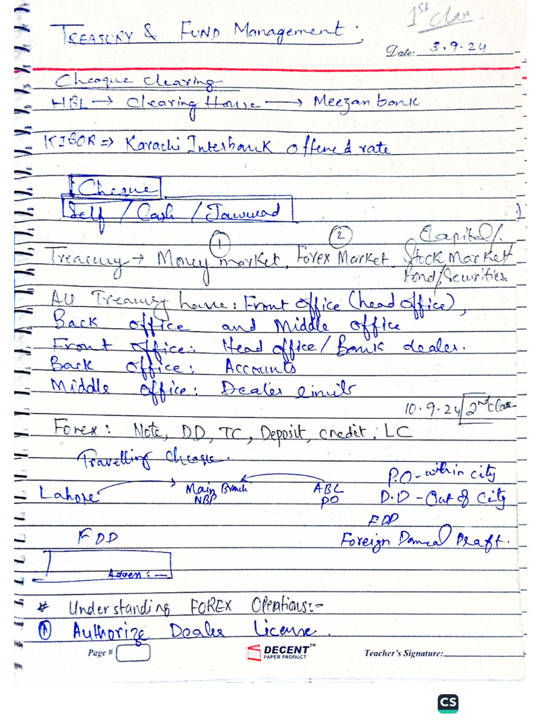 Treasury fund management work | PDF