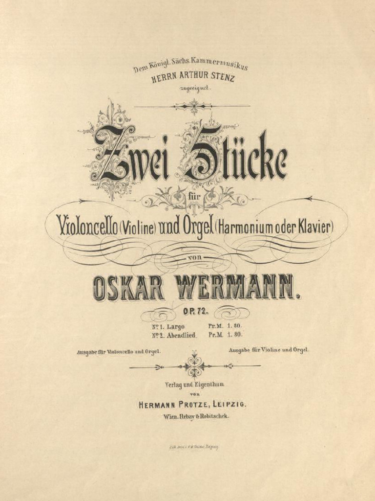 Oskar Wermann - Abendlied | PDF