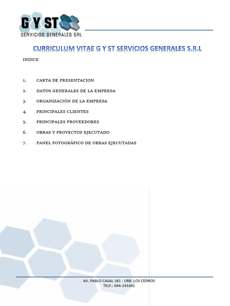CV - Gyst | PDF | Business | Negocios económicos