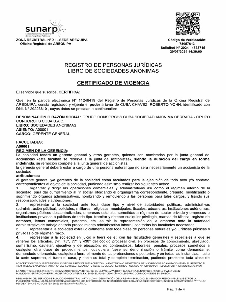 Sunarp 2024 11 22 09 48 274805271098089475837 | PDF