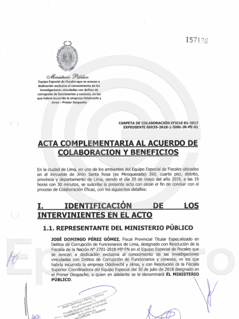 Acta Complementaria Watermark | PDF