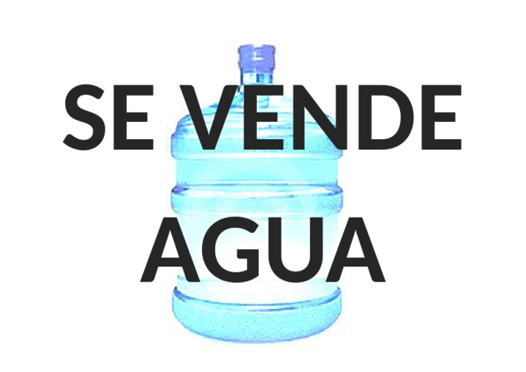 Se Vende Agua | PDF