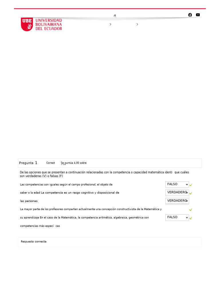 Examen Final - MATE L | PDF | Conocimiento | Aprendizaje