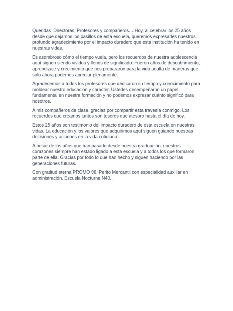 PALABRAS PROMO 98 | PDF