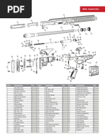 M4 Carbine Exploded View: Item Part No. Description QTY | PDF | Firearm ...