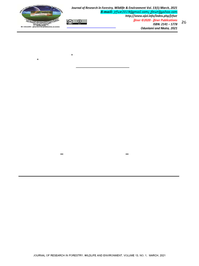 Ajol File Pdf Hunting Gross Margin