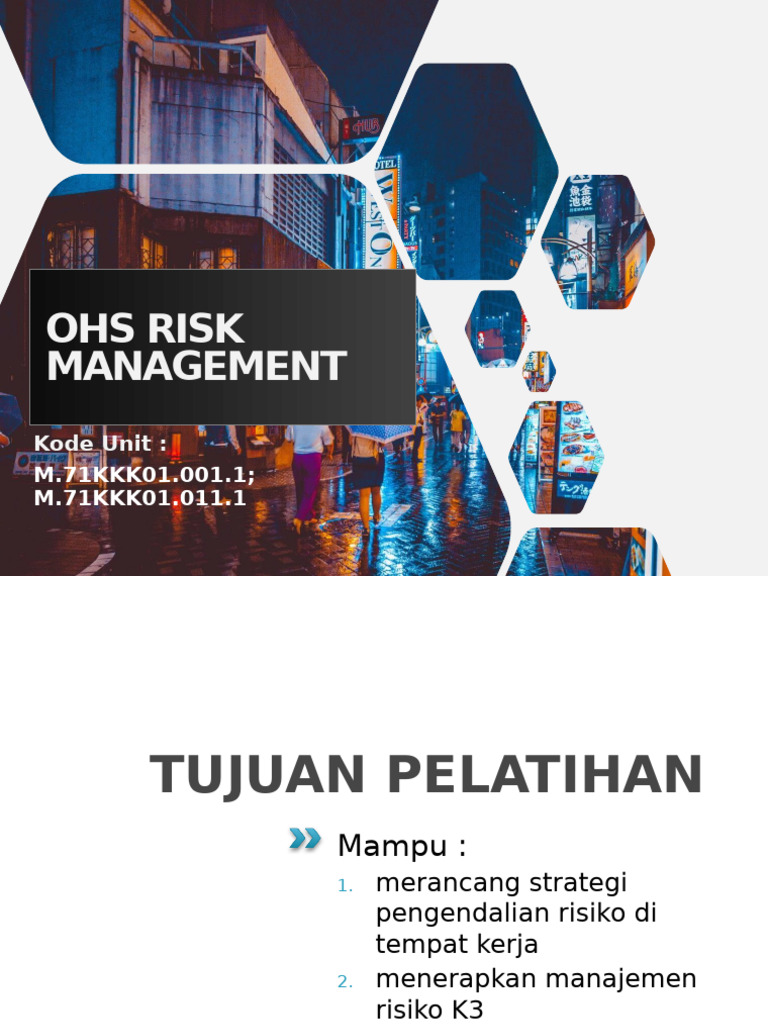 UK 1 & 11_OHS Risk Management | PDF